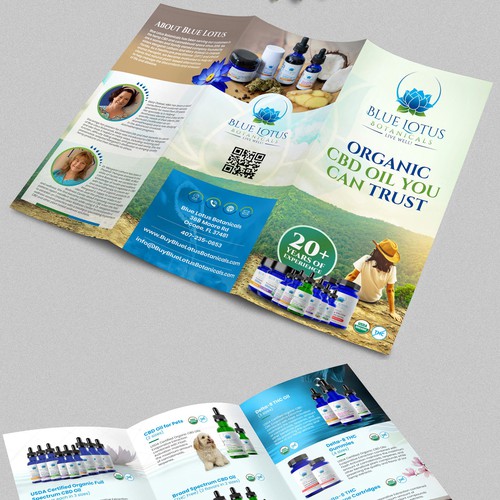 Designs | Elegant CBD/Hemp Product Brochure for Trade Show followed by ...