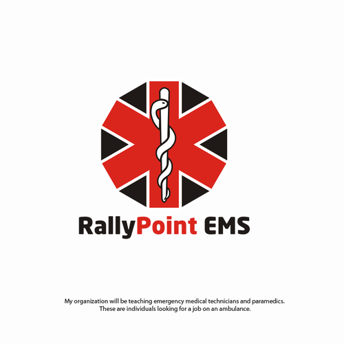 Emergency Medical Services EMT / Paramedic Training Logo | Logo design ...
