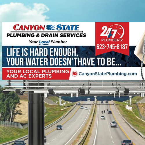 Designs | Fun Billboard Project For Plumbing Company! ~ Get Creative ...