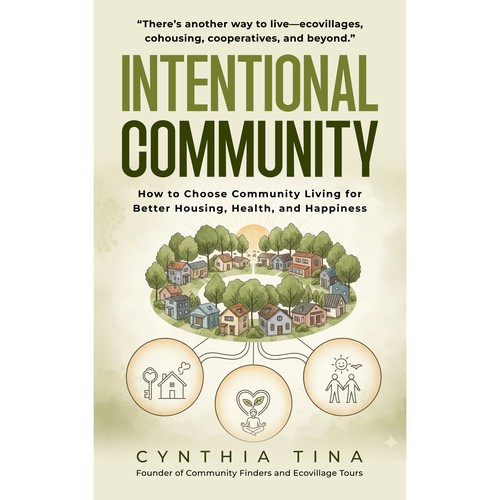 Designs | Cover for book about how to find community | Book cover contest