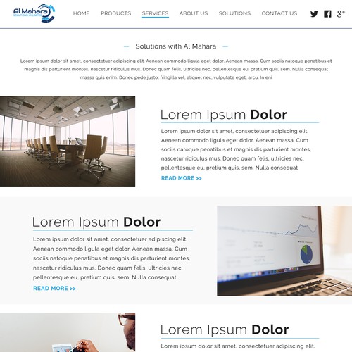 Design an attractive Business Style website for an IT Solutions Company ...