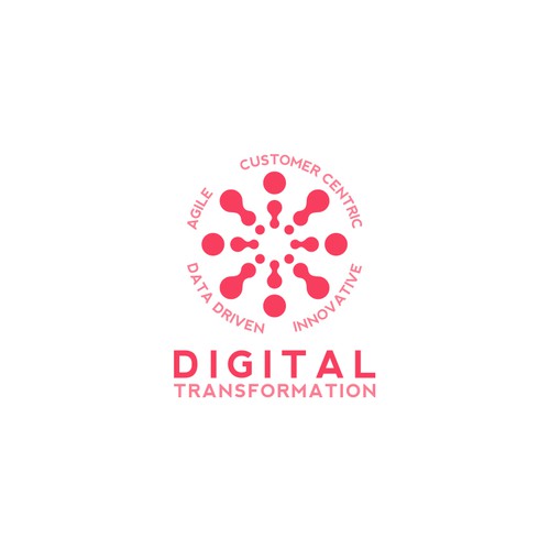 Financial institute needs a modern age Digital Transformation logo ...