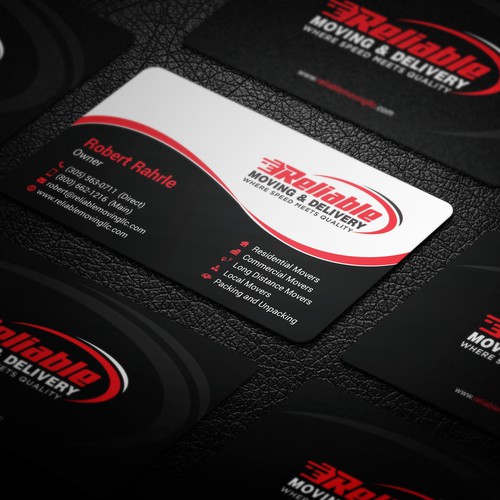 Designs | Business Card Design for Moving Company | Business card contest
