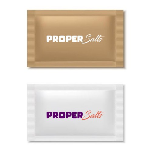Designs | Proper Salts electrolyte hydration sachets | Logo & brand ...