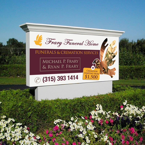 Funeral Home Billboard Design | Signage contest
