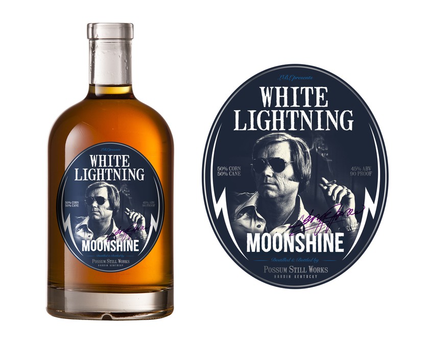 George Jones White Lightning Moonshine whisky jug labels | Product ...