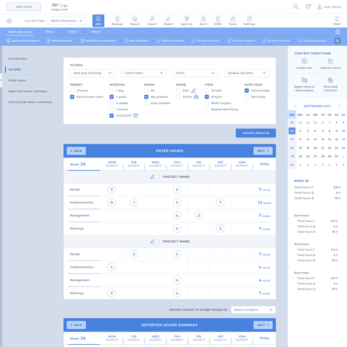 Responsive Web App Design | App design contest
