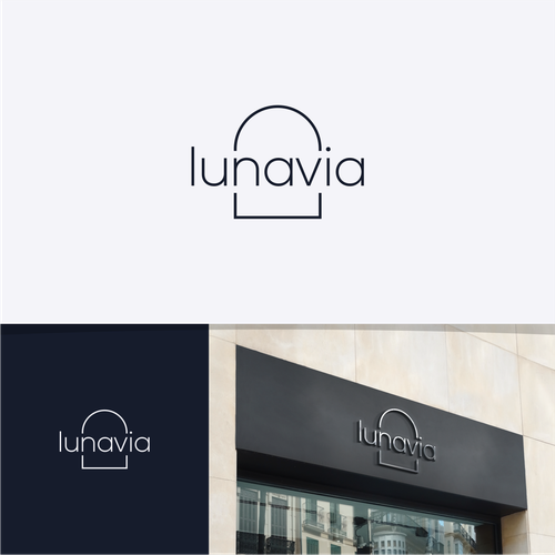 Designs | logo for skincare brand "lunavia" | Logo design contest