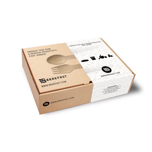 Breakfast Delivery Box & Sleeve Design. | Product packaging contest