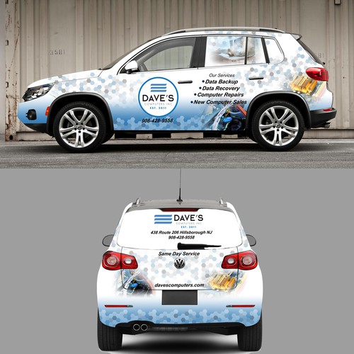 Create a Cool Car Wrap for Computer Company | Car, truck or van wrap ...
