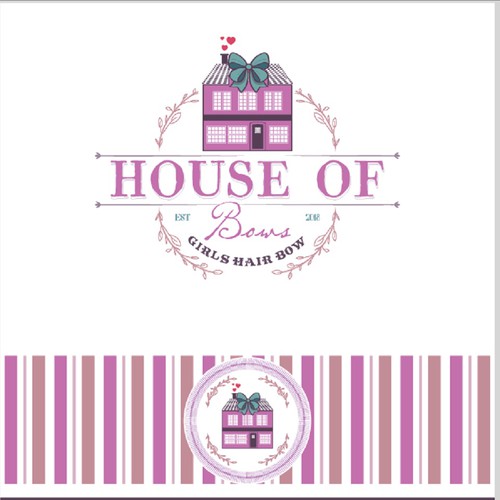 Design a beautiful logo for a girls hair bow brand | Logo design contest