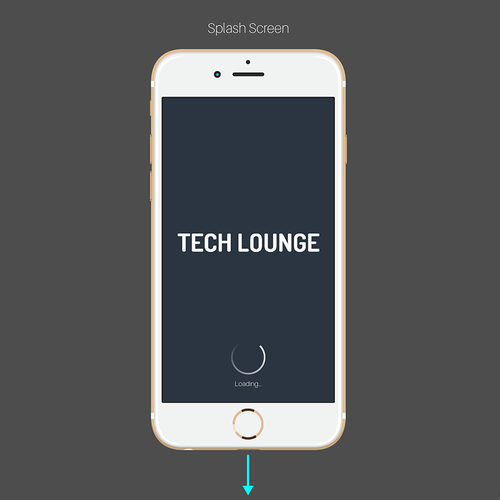 Tech Lounge App | App design contest