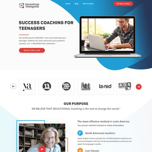 Designs | Web Redesign for Edtech company that is expanding globally ...