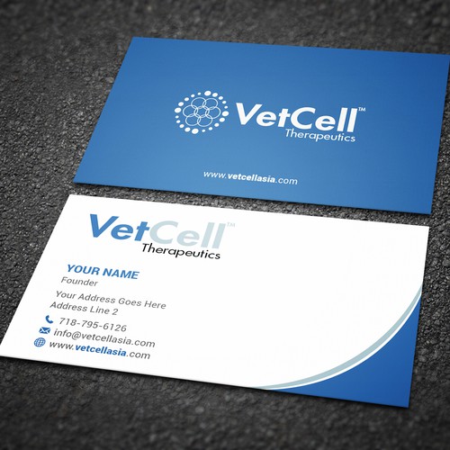 business card for a new innovative high technology company | Business ...