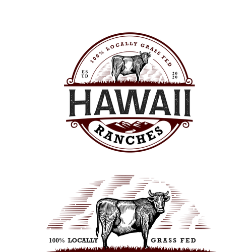 Designs | Hawaii Grass Fed Beef | Logo design contest