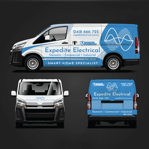 Designs | Electrician Toyota Hiace 2019 Van Wrap Design | Car, truck or ...