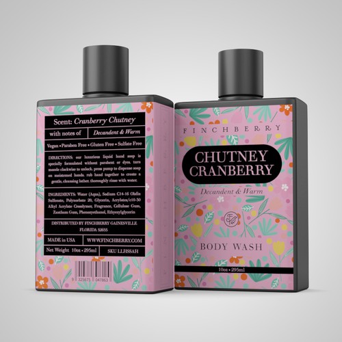 Designs | Create body wash label for large bath and body company ...