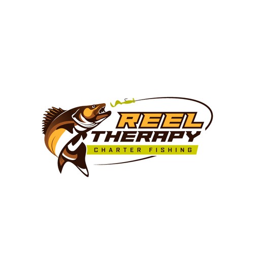 Create a branding logo for "Reel Therapy Charter Fishing" | Logo design ...