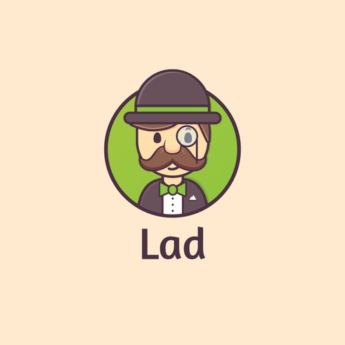 Design an Irish lad logo for the next best JavaScript framework, "Lad ...
