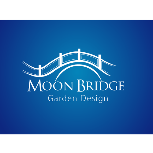 logo for Moon Bridge Garden Design | Logo design contest