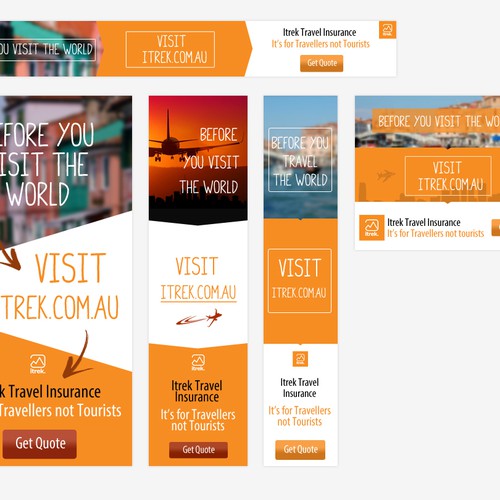 itrek Travel Insurance Web Flash Banner | Flash banner contest