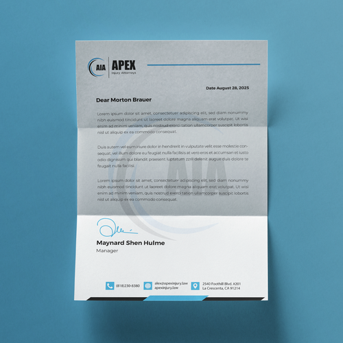 Designs | Letterhead | Stationery contest