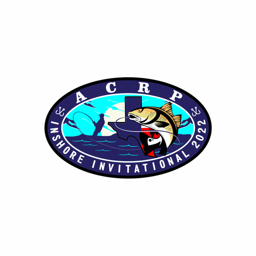 Designs | ACRP Fishing Tournament LOGO with fish illustration | Logo ...