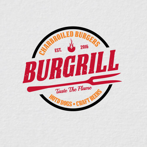 Burgrill - Burguers, Hot Dogs & Beers | Logo design contest