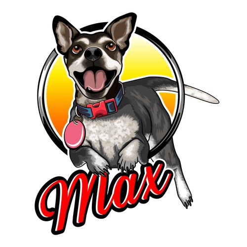 Designs | Draw my rambunctious canine pal! | Illustration or graphics ...