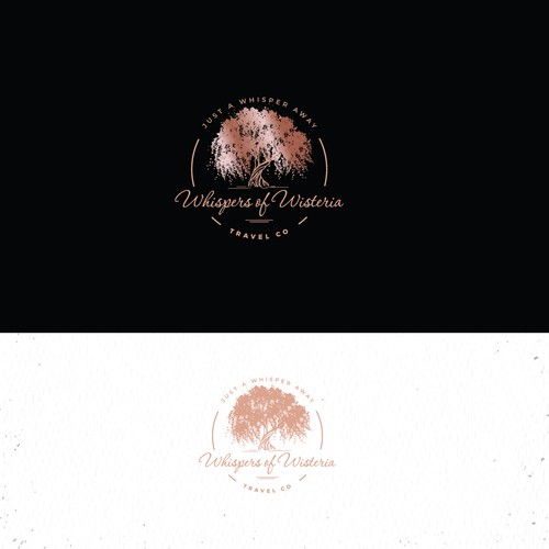 Designs | Wind whispering through Wisteria tree | Logo design contest