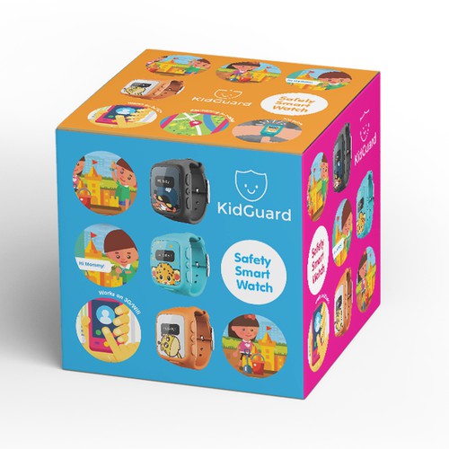 Creativity needed here. packaging for GPS watch for Kids | Product ...