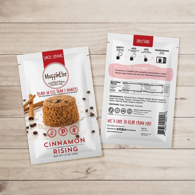 MuffinElse needs a refreshing new packet design for our single serving ...