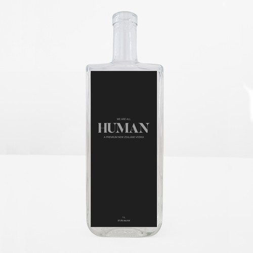 Designs | HUMAN Vodka - we are all HUMAN | Product label contest