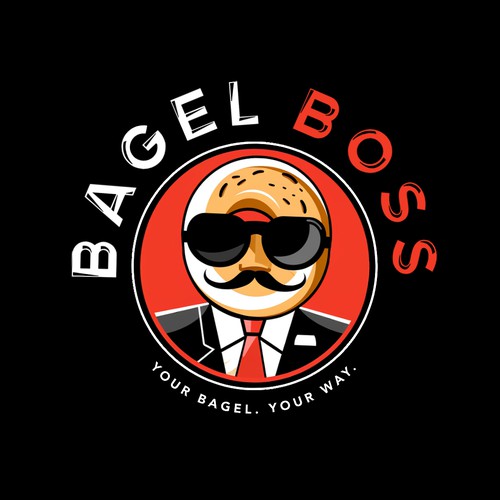 Designs | Design a mascot logo for a bagel store | Logo design contest