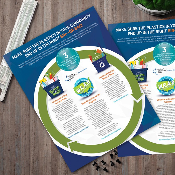 Create a conference ad for recycling to encourage people to recycle ...