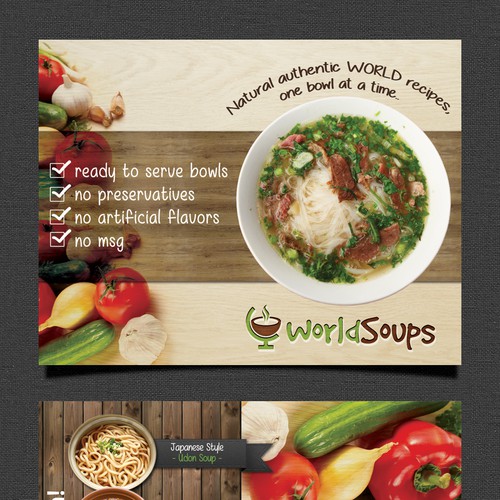 Designs | World Soups Flyer | Postcard, flyer or print contest