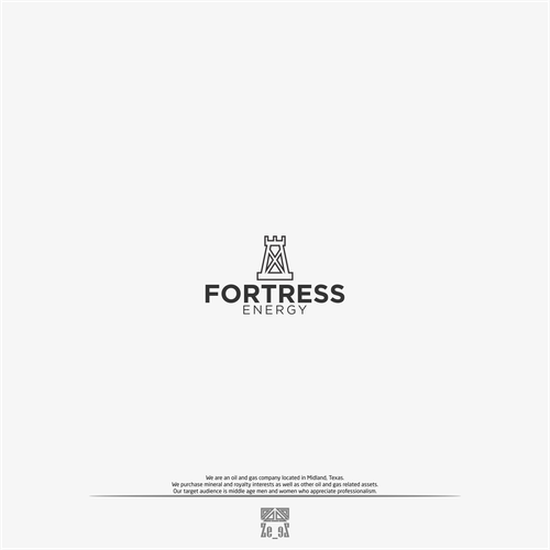 Create a powerful but accepting logo for Fortress Energy | Logo design ...