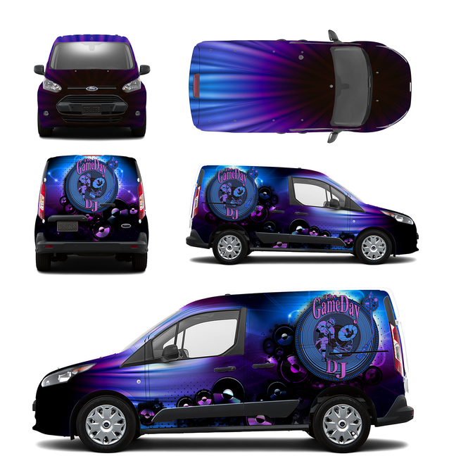 Mobile DJ Van Wrap | Car, truck or van wrap contest