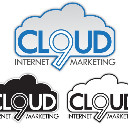 Company Logo for Cloud Nine Internet Marketing, Inc. | Logo design contest