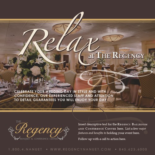 Catering Hall needs magazine advertisement | Print or packaging design ...