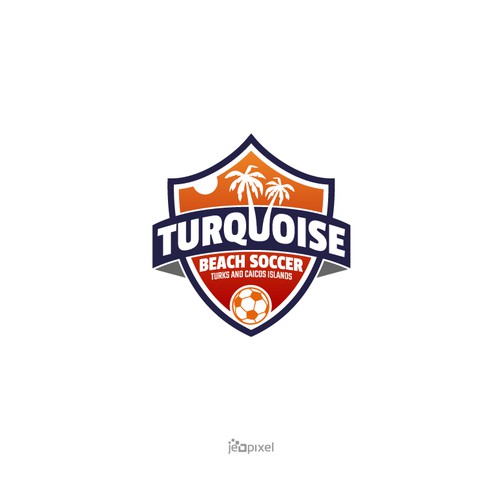 Create a brand image for Beach Soccer in the Turks and Caicos Islands ...