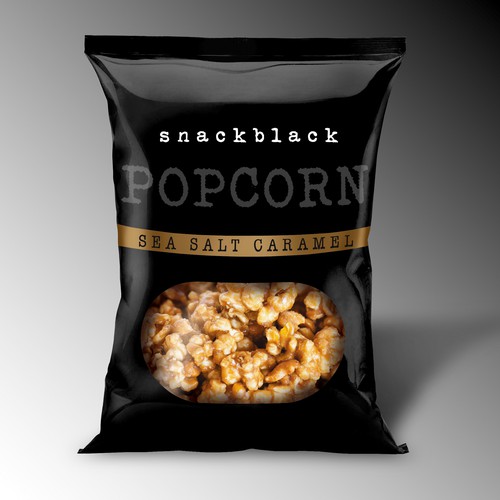 snackblack Protein Popcorn Packaging | Product packaging contest