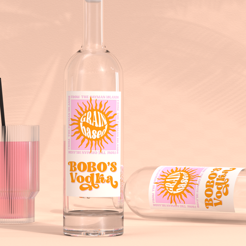 Designs | Product label for Cayman islands premium vodka | Product ...
