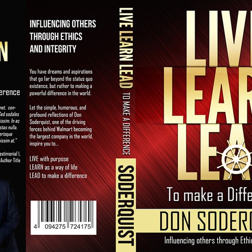 Designs | A book cover for Don Soderquist | Book cover contest