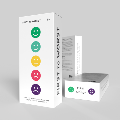 Designs | PARTY GAME: First to Worst | Product packaging contest