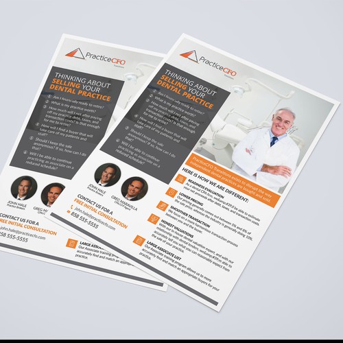 Designs | PracticeCFO Transitions Flyer | Postcard, flyer or print contest