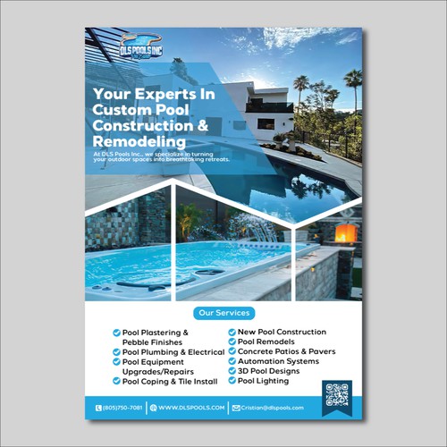 Custom Pool Designs Flyers