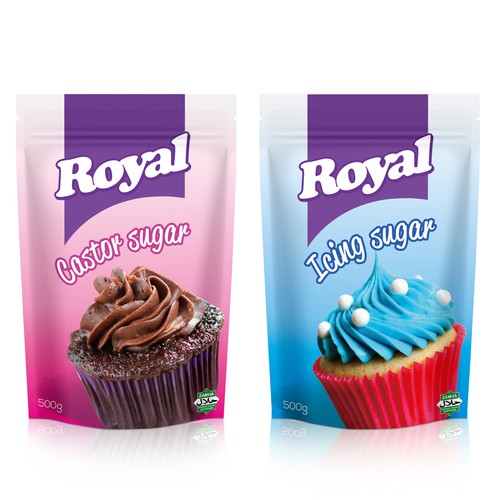 ROYAL ICING / CASTOR SUGAR | Product label contest