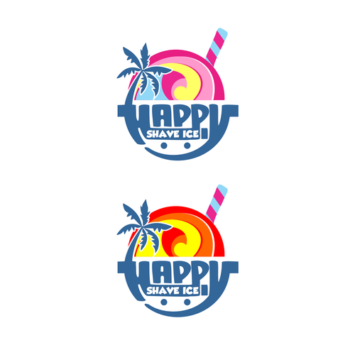 Create a Groovy Happy Logo For Happy Shave Ice | Logo design contest