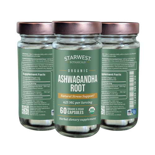 Designs | Organic Herb Capsule Label Design | Product packaging contest